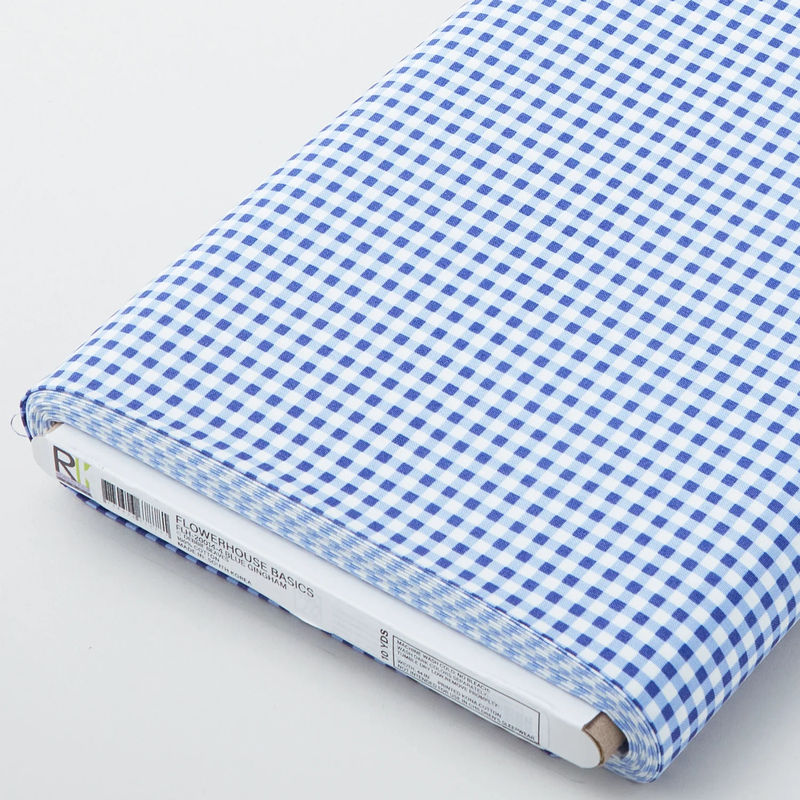 Flowerhouse Basics - Blue Gingham 10 Yard Bolt